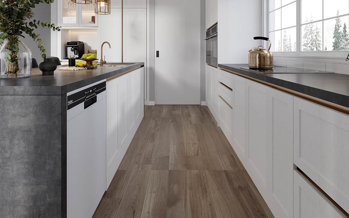 Contemporary Handleless Shaker Kitchen | OPPOLIA