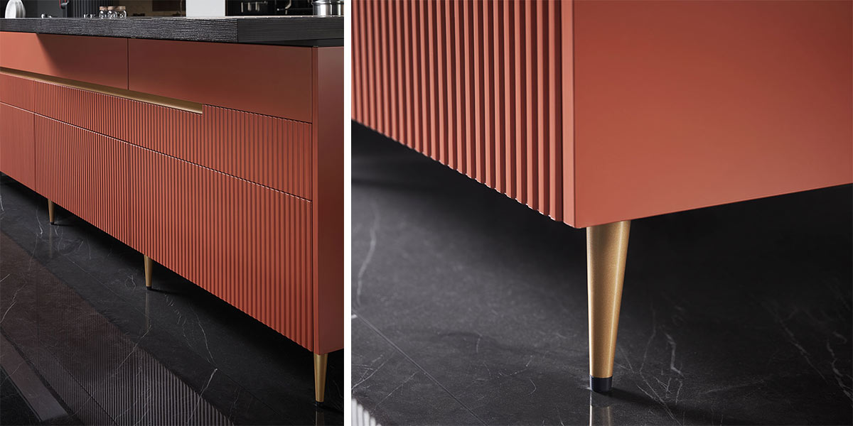Luxury Kitchen Cabinets with Island | OPPOLIA